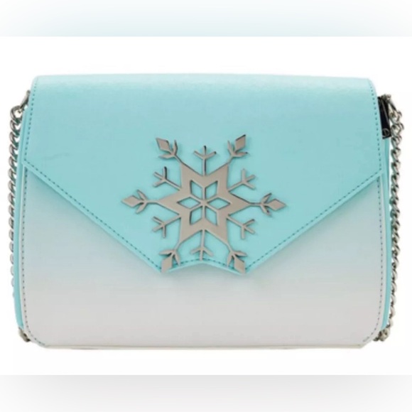 Loungefly | Bags | Loungefly Disney Frozen Elsa Snowflake Glitter ...
